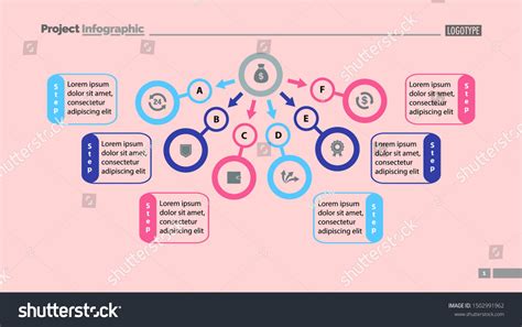 Six Step Process Chart Design Element Stock Vector Royalty Free Shutterstock