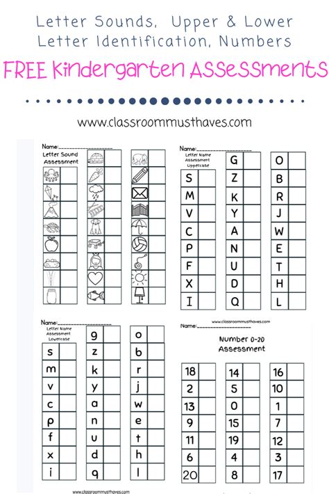 Free Printable Informal Math Assessments Free Printable A Z