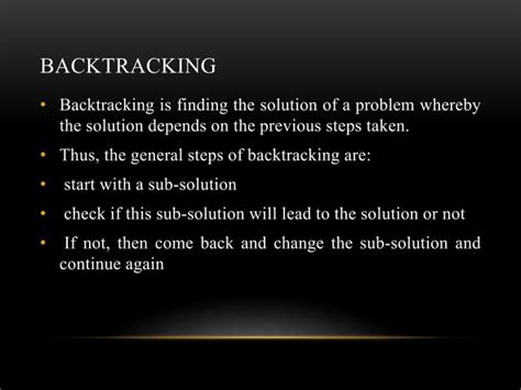 N Queens Using Backtracking Ppt
