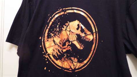 Jurassic Park Dinosaur Volcano Fire Logo Universal St… Gem