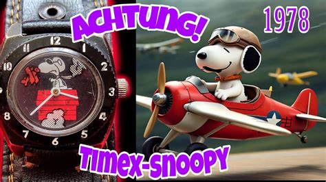 Timex Snoopy vs The Red Baron La historia detrás del reloj YouTube