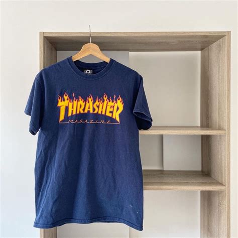 Vintage Vtg00s Thrasher Magazine Flame Logo Grailed