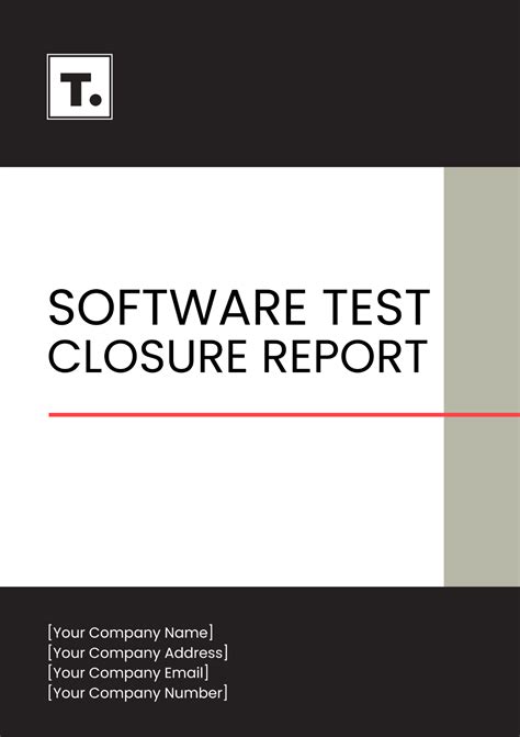 Test Closure Report Template