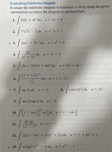 solved evaluating indefinite integrals evaluate the