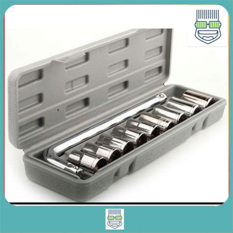 Vodell 10pcs 1 2 L Type Spanner Box Socket Set Box Set Spanner Wrench Tools Set Shopee Malaysia