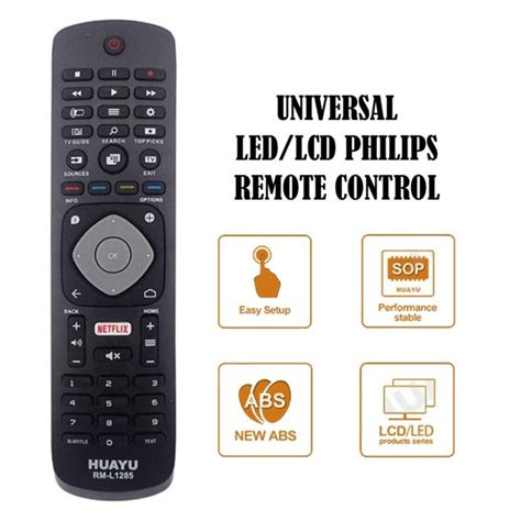 Huayu Original Led Lcd Smart Android Tv Remote Control Philips Lazada