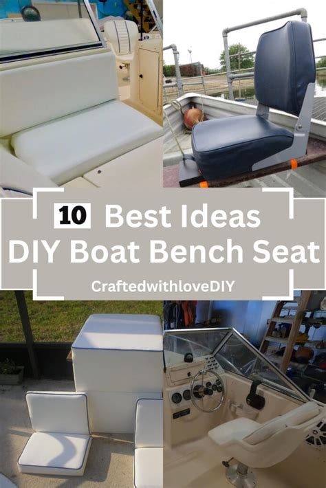 10 Top DIY Boat Bench Seat Ideas Easy Builds For Every Boater - Crafted ...