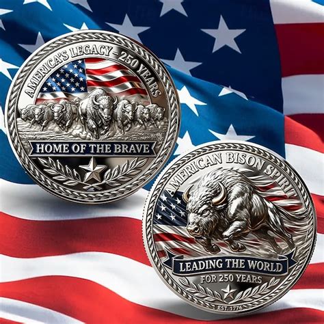 United States 250th Anniversary Coin Americas Legacy 250 Years