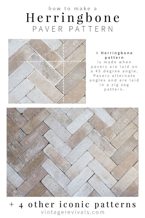 5 Iconic Paver Patterns You Can Diy Artofit