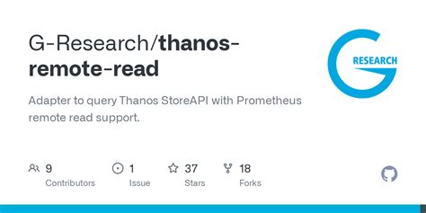 Github G Researchthanos Remote Read Adapter To Query Thanos