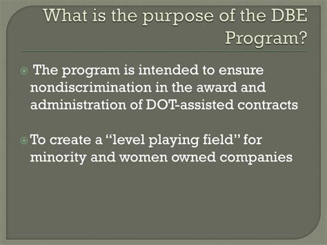 PPT LPA And The DBE Program PowerPoint Presentation Free Download ID 2322871