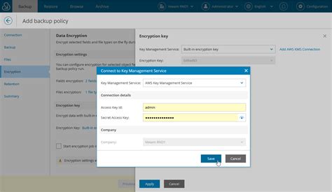 Step 5 Configure Encryption Settings Veeam Backup For Salesforce