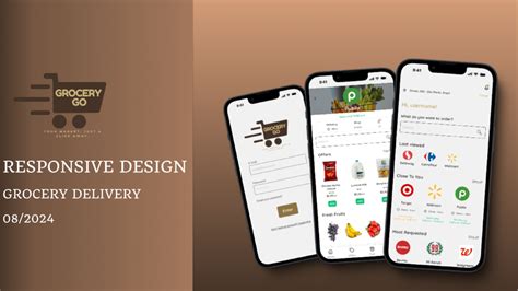 Grocery Delivery Responsive Design Figma