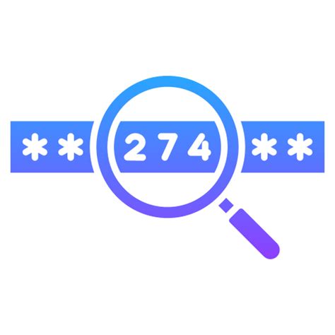 Password Generic Gradient Fill Icon