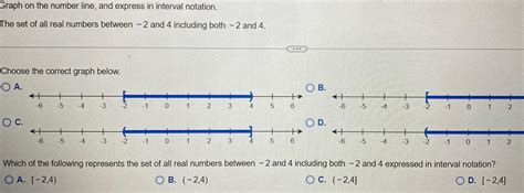 [answered] graph on the number line and express in interval notation