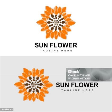 해바라기 로고 디자인 관상용 식물 정원 식물 아이콘 벡터 회사 제품 브랜드 가정 생활에 대한 스톡 벡터 아트 및 기타 이미지 가정 생활 꽃 나무 꽃 식물 Istock