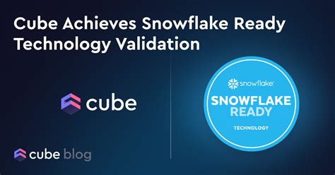 Cube Achieves Snowflake Ready Technology Validation Cube Blog