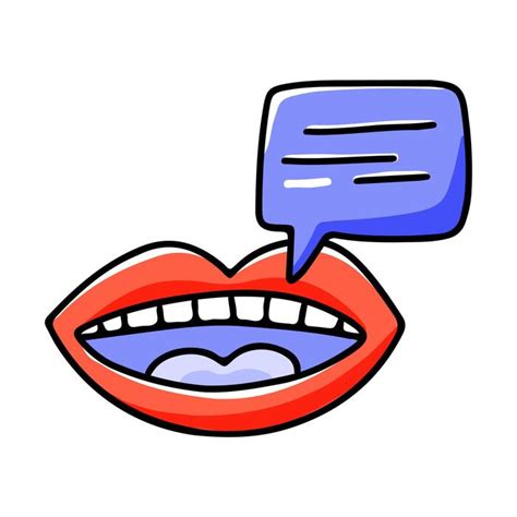 Mouth Talking Vector Art Icons And Graphics For Free Download
