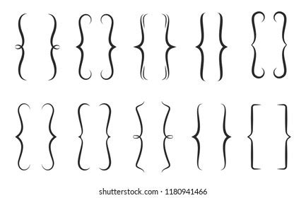 Curly Braces Images Stock Photos Vectors Shutterstock