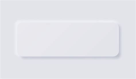 웹 디자인 응용 프로그램 Ui 등을 위한 White Neumorphism 소프트 Ui 디자인 빈 버튼 벡터 0명에 대한 스톡