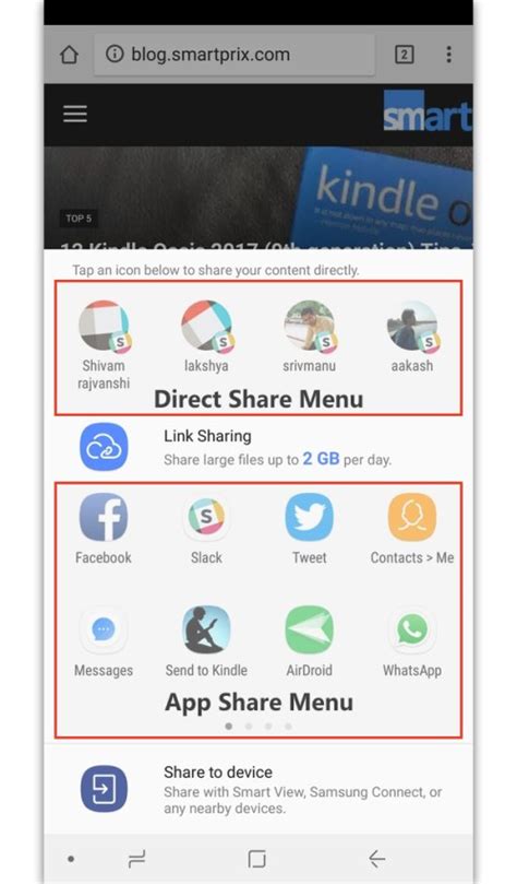 How To Edit And Organize Android Share Menu To Prioritize Particular Apps