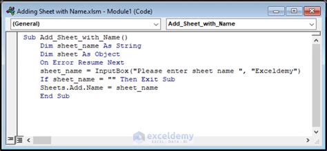 How To Add Sheet With Name In Excel VBA Easy Ways