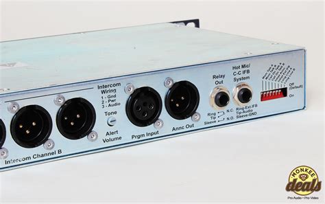 ClearCom MS 702 Intercom Two Channel Rack Mount Main Station MS702 Monkee Deals