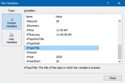 How To Use Variables In HelpSmith