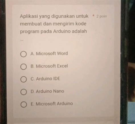 Aplikasi Yang Digunakan Untuk Membuat Dan Mengirim Kode Program Pada Arduino Adalah A Microsoft