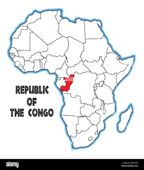 Map Of The Congo Stock Vector Images Alamy