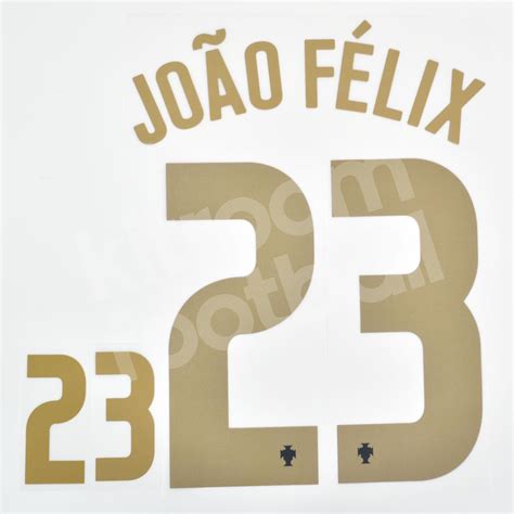 Euro 2020 21 Portugal Home Name Number Set 23 Joao Felix Repro