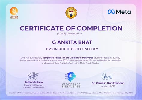 Certificate Of Completion
