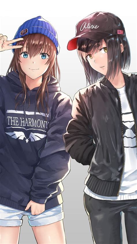 Anime Best Friends Wallpaper