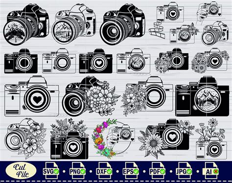 Camera Svg 2 Camera Svg Photography Svg Photo Camera Svg Etsy