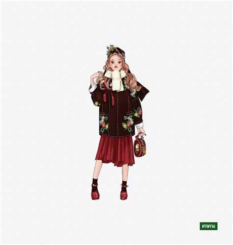 더쿠 한복과 일상복을 퓨전하여 작업하는 Vnvnii작가님의 한복 일러스트 데이터스압