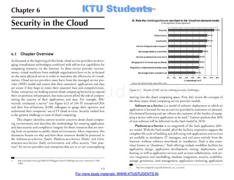 Module Cloud Computing Notes Chapter Security In The Cloud Chapter Overview As