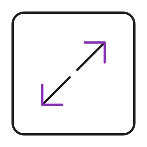 Maximize Generic Thin Outline Color Icon