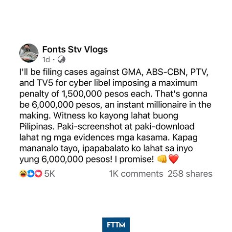 FTTM | patrolman na binigyan ng inciting to sedition complain, balak kasuhan ang mga ilang media ...