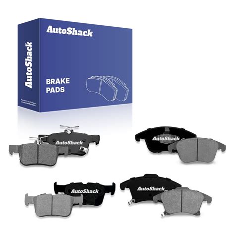 Autoshack Front And Rear Ceramic Brake Pad Set For Ford And Lincoln Fusion