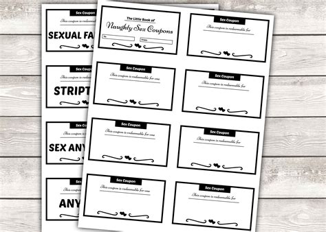 Printable Sex Coupons Babefriend Birthday Gift For Him Valentines Day Gift For Him Gift For
