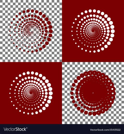 Abstract Technology Circles Sign Bordo Royalty Free Vector
