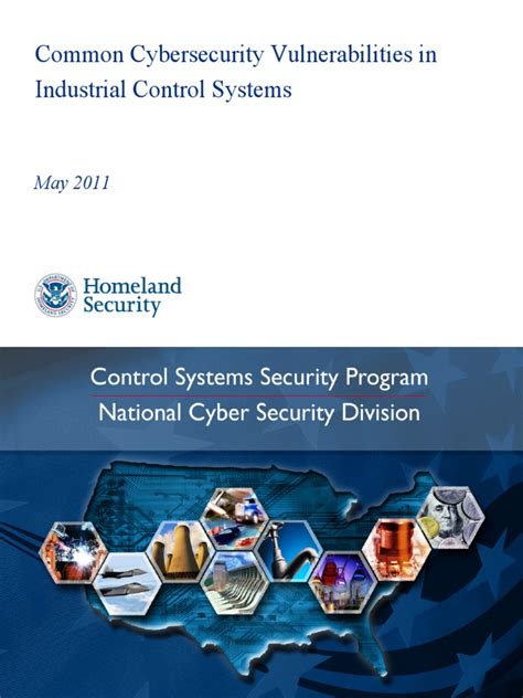 dhs common cybersecurity vulnerabilities ics 2010 pdf pdf
