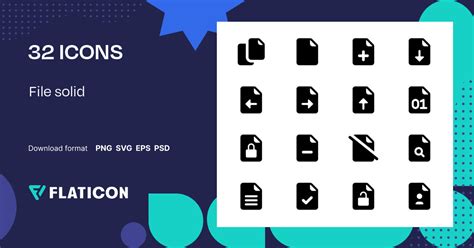 File Solid Icon Pack Glyph SVG Icons