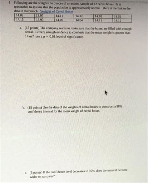 Solved For Each Confidence Interval Check The Assumptions