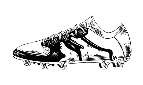 Soccer Cleat Sketch