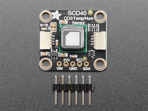Adafruit Scd 40 True Co2 Temperature And Humidity Sensor [stemma Qt Qwiic] Id 5187
