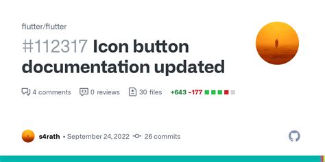 Icon Button Documentation Updated By S Rath Pull Request Flutter Flutter GitHub