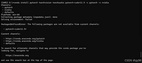 Pytorch安装及踩坑compute Platform Csdn博客