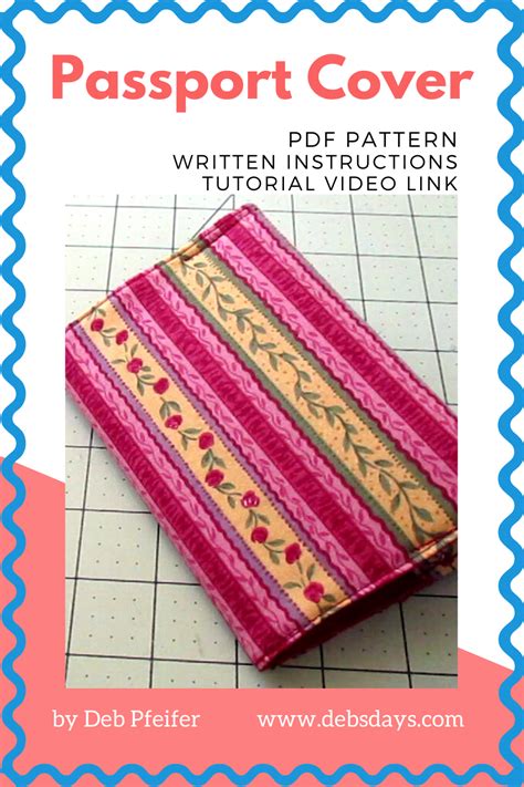 How To Sew A Fabric Passport Holder Tutorial Tuesday Passport