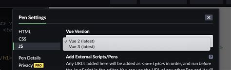 A Custom Editor Just For Vue Single File Components Vue Files Codepen